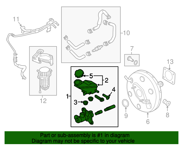 58510-C6800 - Master Cylinder 2016-2020 Kia Sorento | Kia.Parts Store