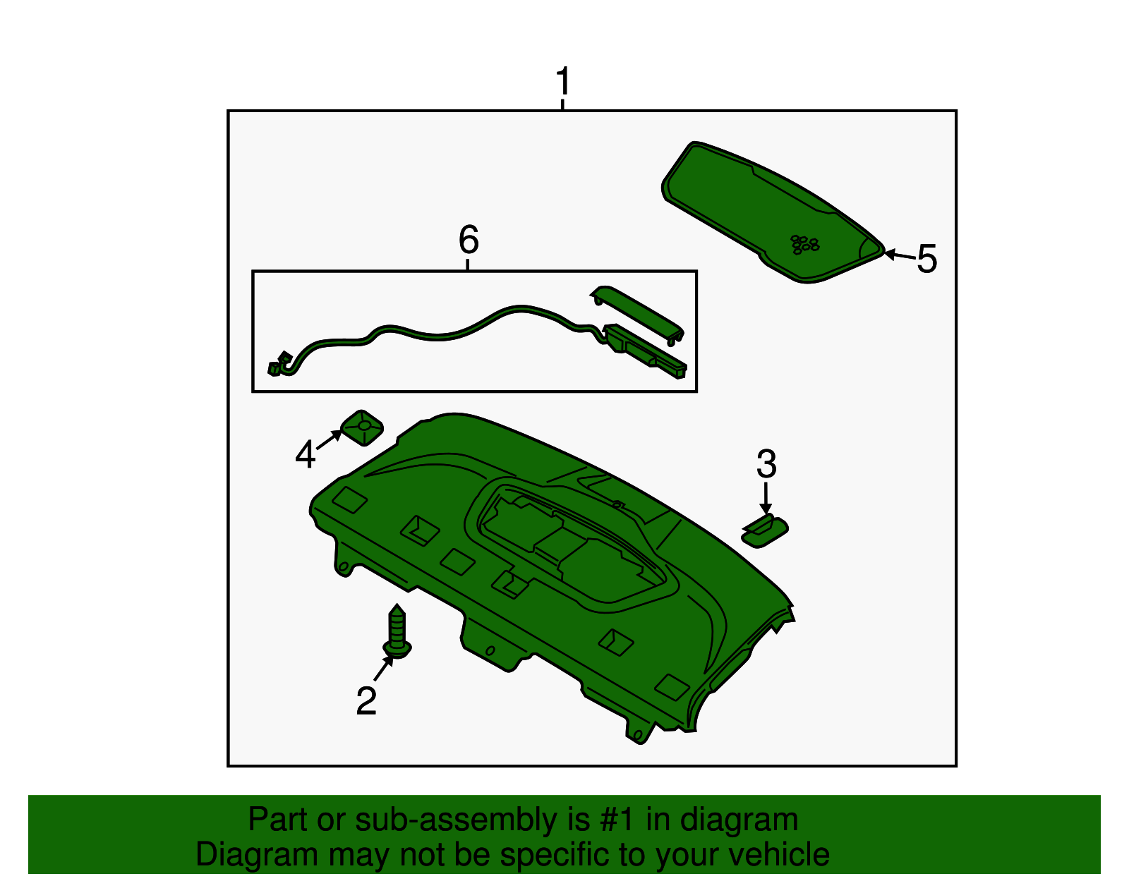 85610-4R041-RY - High-Quality Package Tray Trim for 2011-2015 Hyundai ...