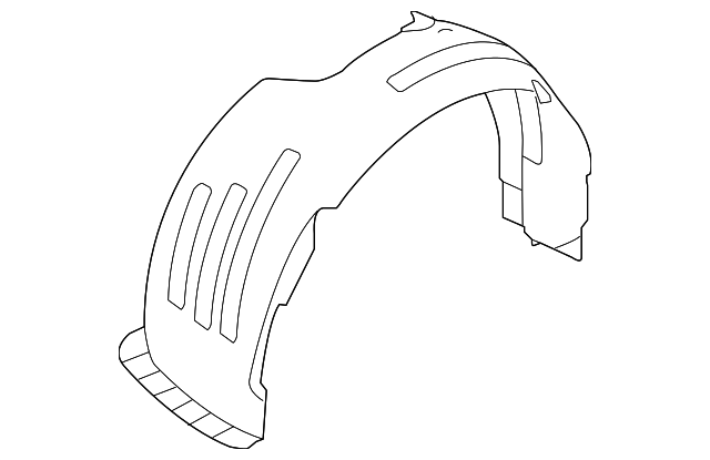 86811-M7000 - Fender Liner 2019-2021 Kia Forte | Kia Cheap Parts