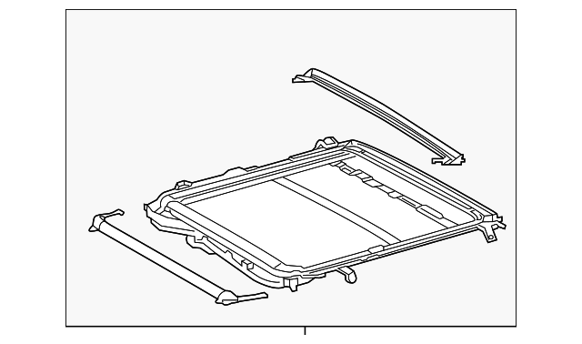 2018 Toyota Camry Sunroof Frame 63203-33190 | Toyota Parts Center