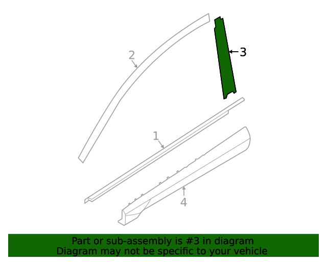 82260-CW000 - Door Applique 2022-2024 Hyundai | AutoNation Parts
