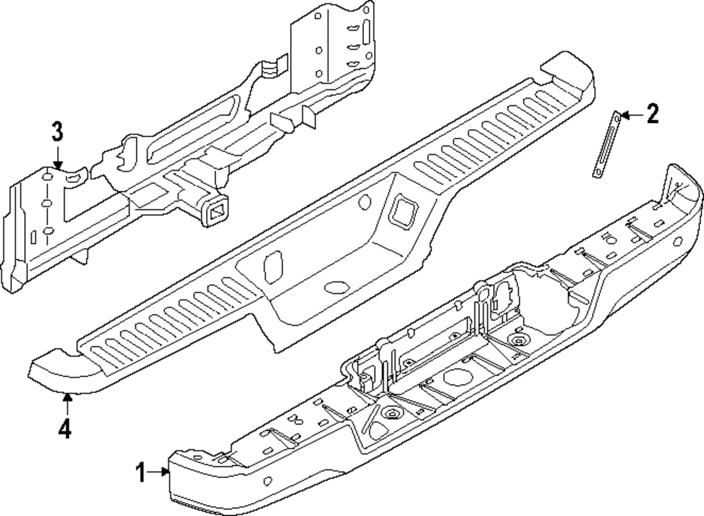 2024-2025 Ford F-150 Bumper Face Bar RL3Z-17810-FAPTM | OEM Parts Online