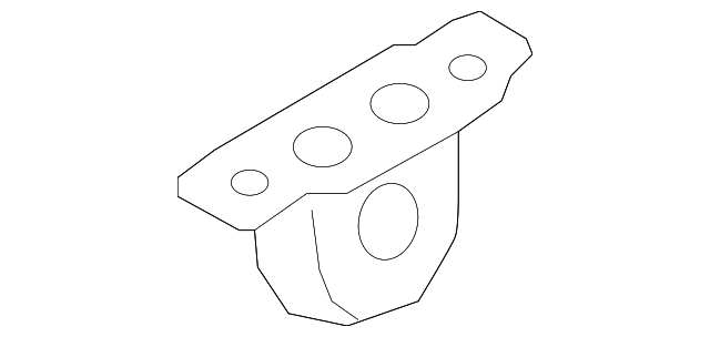 2017-2020 Audi Front Muffler Support 4M0-253-099 | Audi OEM Parts