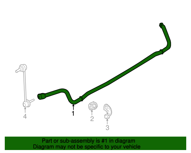 2013-2023 Porsche Stabilizer Bar 981-333-703-14 | Sunset Porsche Parts