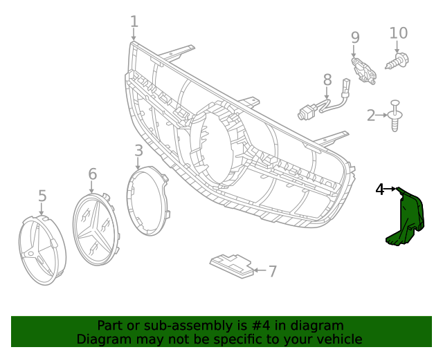 253-888-61-00 - Air Guide 2018-2019 Mercedes-Benz | Mercedes-Benz USA Parts