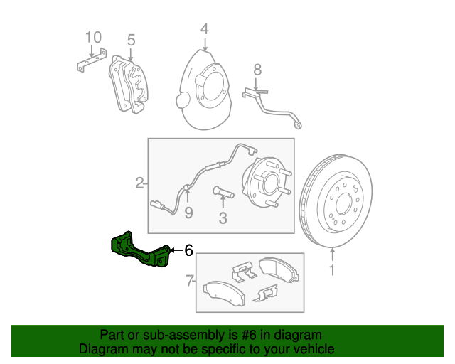 Bracket Kit (Replaces Part Number 25910434) 85569599 | GMPartsDirect.com
