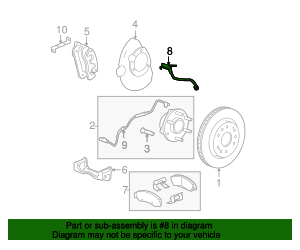 Brake Hose 84331227 | GM Parts Store