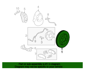 2005-2019 GM Front Disc Brake Rotor 22950036 GM | GMPartsDirect.com