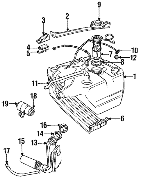 Fuel System Components for 1997 Land Rover Discovery | Land Rover Parts ...