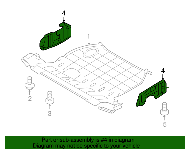 86812-2G500 - Fender Liner 2009-2010 Kia Optima | Kia.Parts Store