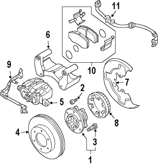 1998-2004 Isuzu Wheel Stud 8972138710 | Isuzu Parts Center