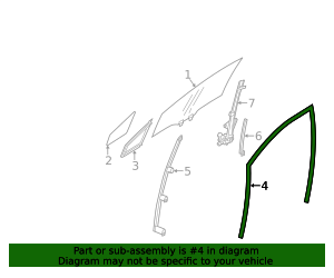 2019-2024 Subaru Forester Run Channel 63527SJ011 | Subaru Parts Store