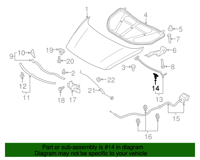 1995-2019 Mazda Door Weather-Strip Fastener BC1D-58-762 ...