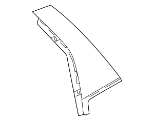 2018-2023 Buick Enclave Rear Driver Side Door Window Frame Rear ...