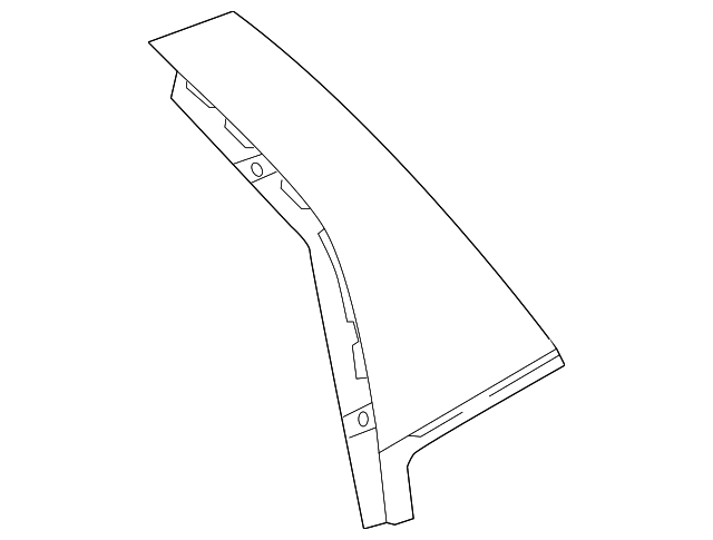 2018-2023 Buick Enclave Rear Driver Side Door Window Frame Rear ...