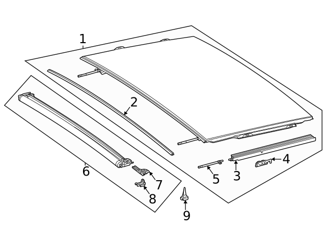 2020-2023 Mercedes-Benz Sunroof Cover 247-780-58-00-9K28 ...