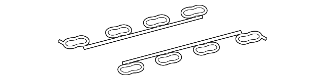 17171-50030 - Engine Intake Manifold Gasket - 2004-2009 Toyota | OEM ...