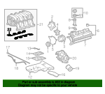 17171-50030 - Manifold Gasket NOT sold as a set of 2 see note 2004-2009 ...