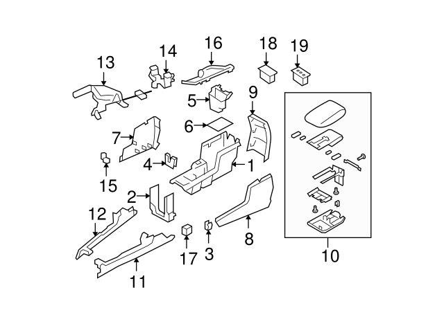 86257FG100 - Auxiliary Jack - 2008-2013 Subaru | Subaru Parts Exchange