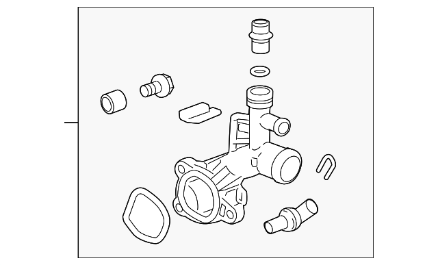 2011-2021 GM Water Outlet 25193922 | OEM GM Parts