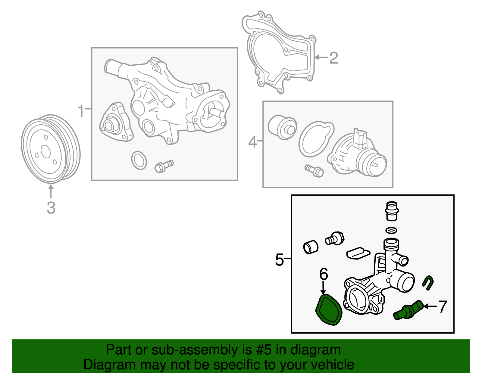 2011-2021 GM Water Outlet 25193922 | OEM GM Parts