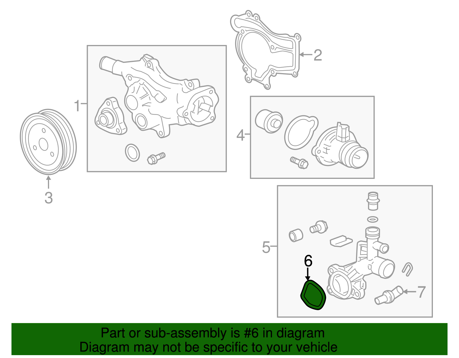 55562045 - Engine Coolant Outlet O-Ring 2011-2021 GM | GMPartsNow