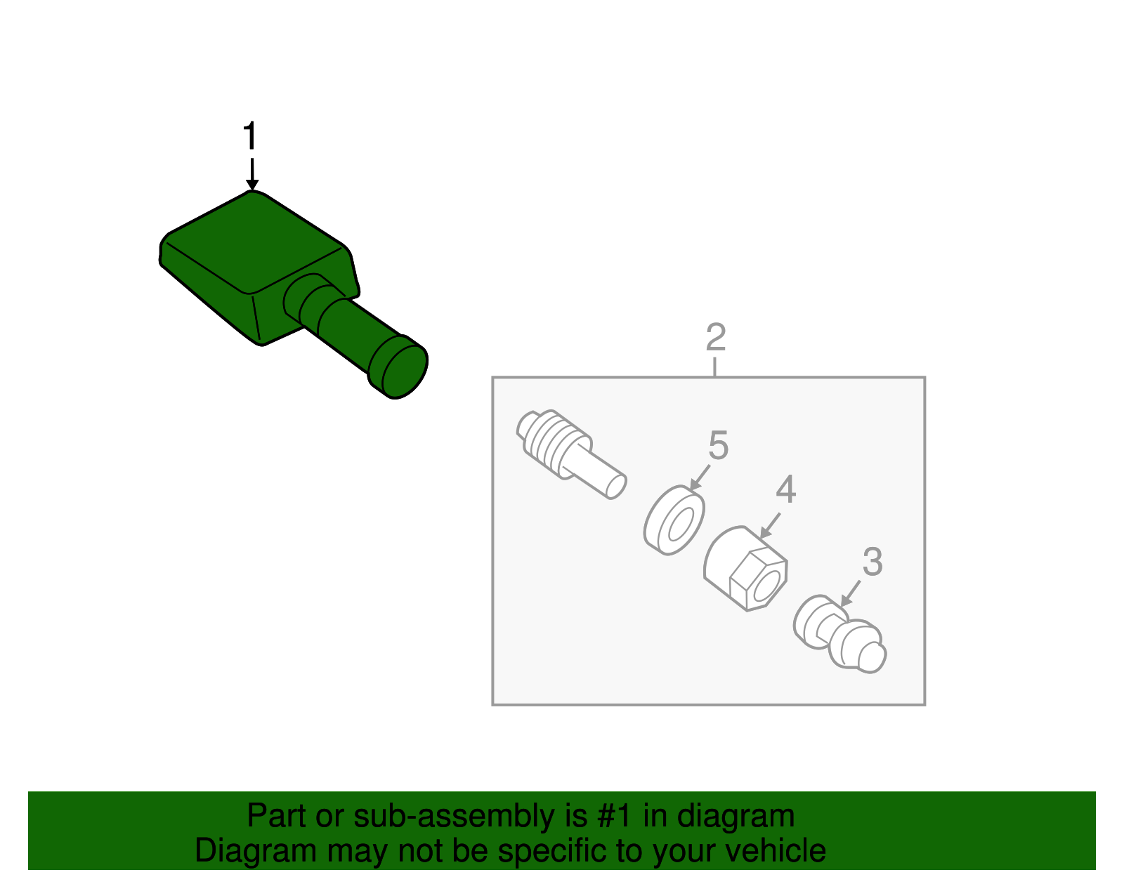 Tpms 32 Motorcraft™ Tire Pressure Monitoring System Tpms Sensor My Ford Parts