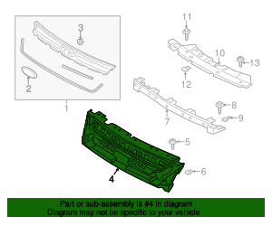 2013-2016 Ford Escape Reinforcement CJ5Z-8A284-B | TascaParts.com