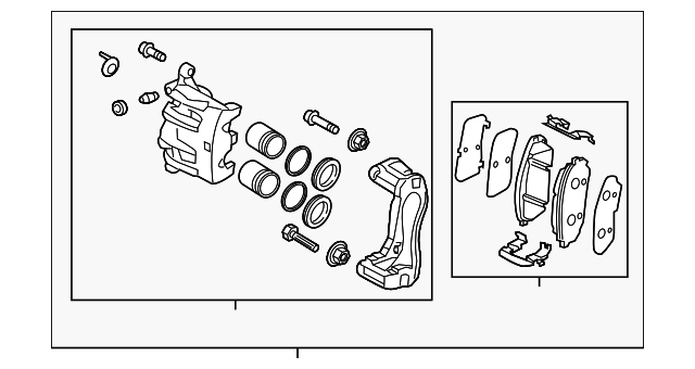 58130-P2000 - Disc Brake Kit 2021-2022 Kia Sorento | Kia.Parts Store