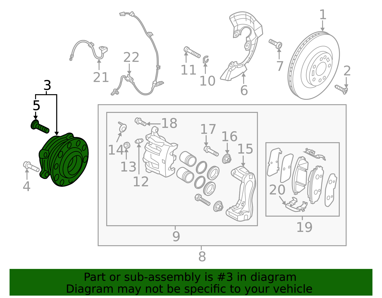 2020-2025 Kia Hub Assembly 51750-S1000 | OEM Parts Online