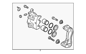 58180-P2A00 - Disc Brake Caliper 2021-2024 Kia Sorento | Kia.Parts Store