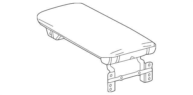 2016-2020 Toyota Mirai Armrest 58905-62020-J0 | Toyota Parts Center
