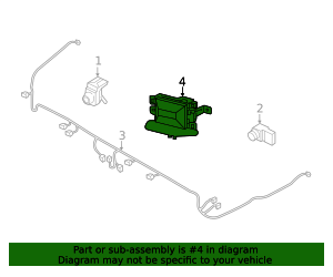 Genuine Unit Assembly Rear Corner Radar Left-hand for 2021 Genesis G80 ...