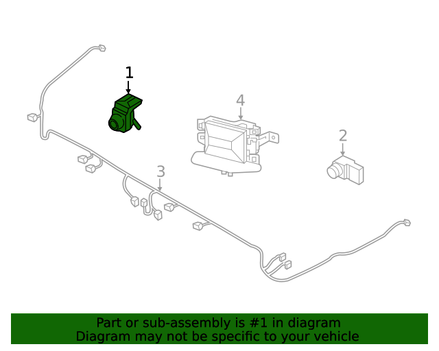 2021-2023 Genesis Ultrasonic Sensor Assembly P.A.S 99310-L1000-UYH ...