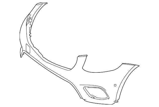 253-885-59-04-9999 - Bumper Cover 2020-2022 Mercedes-Benz | Mercedes ...