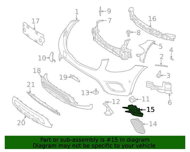 253-885-46-06 - Lower Cover 2020-2022 Mercedes-Benz | Mercedes-Benz USA ...