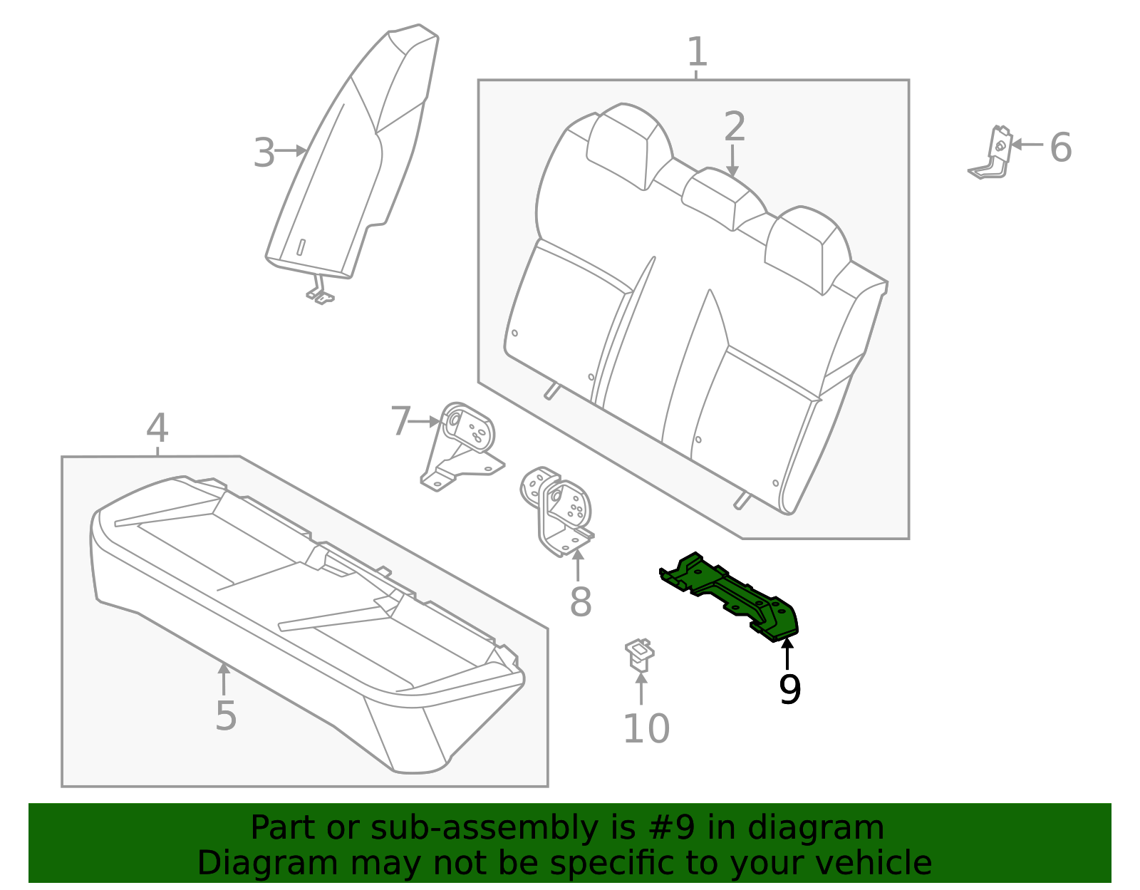 2020-2022 Nissan Versa Mount Bracket 88392-5EF0A | Nissan Parts Plus