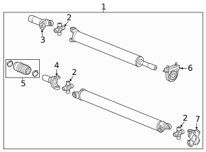 2020-2022 GM Drive Shaft Universal Joint Kit 84679948 | GMPartsDirect.com