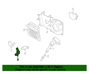 2010-2013 Land Rover Engine Crankshaft Position Sensor LR008876 ...