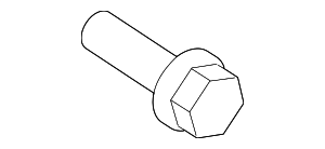 2011-2021 Volkswagen Stub Axle Bolt WHT-003-853 | QuirkParts