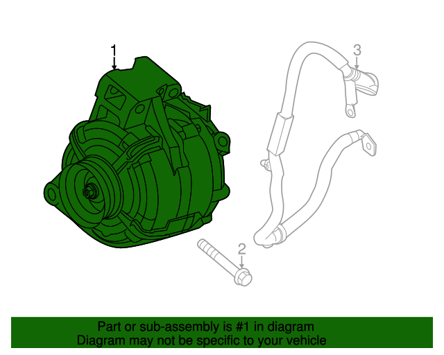 2010-2020 GM Alternator 13520825 | OEM Parts Online
