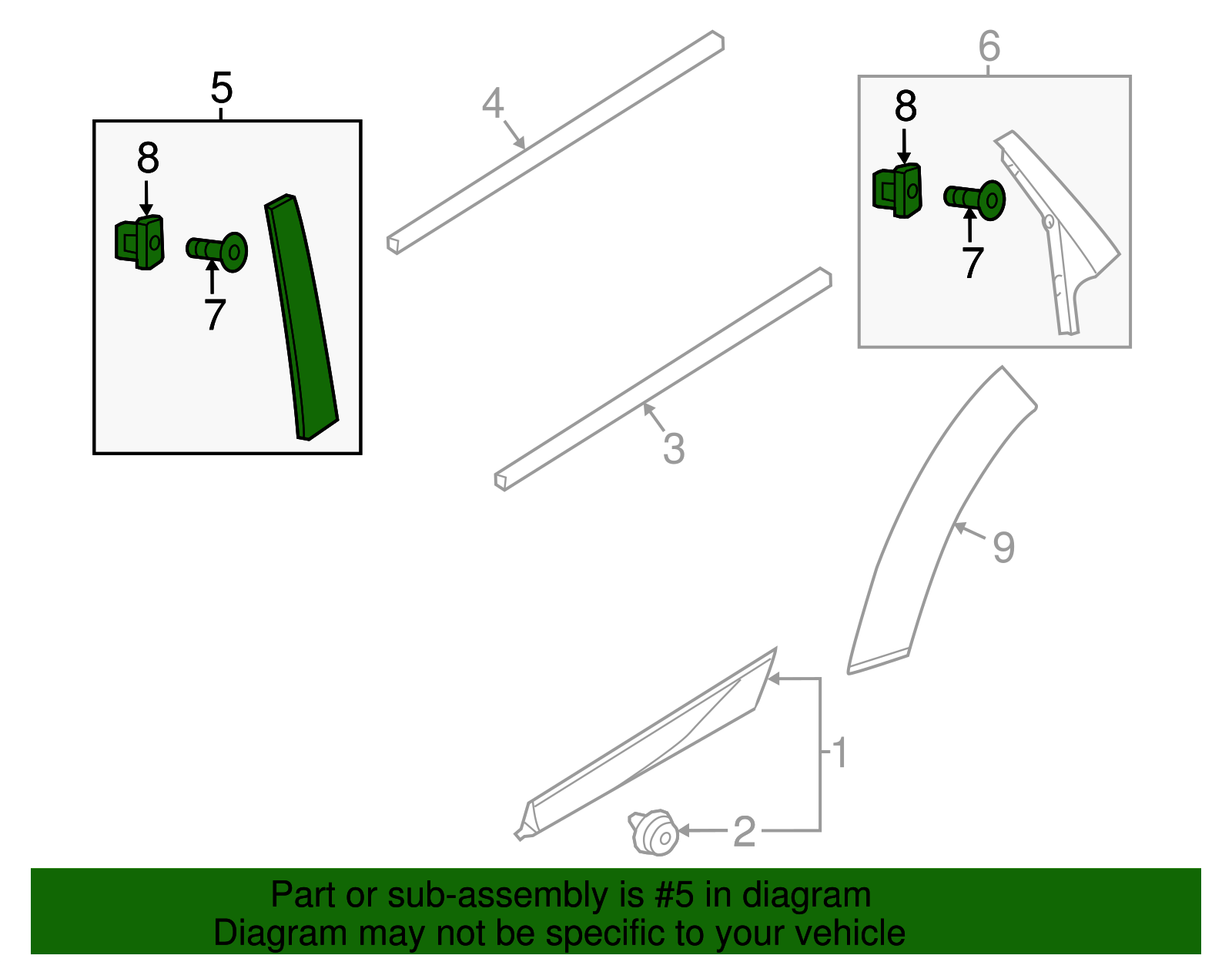 2018-2025 Volvo XC60 Applique 32216800 | OEM Parts Online