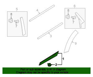 39845948 - Side Molding - 2018-2020 Volvo XC60 | Volvo OEM Parts Direct