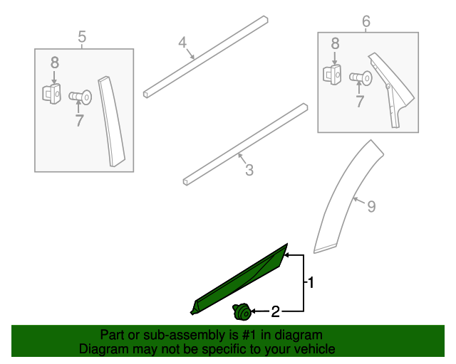 39845948 - Side Molding - 2018-2020 Volvo XC60 | Volvo OEM Parts Direct