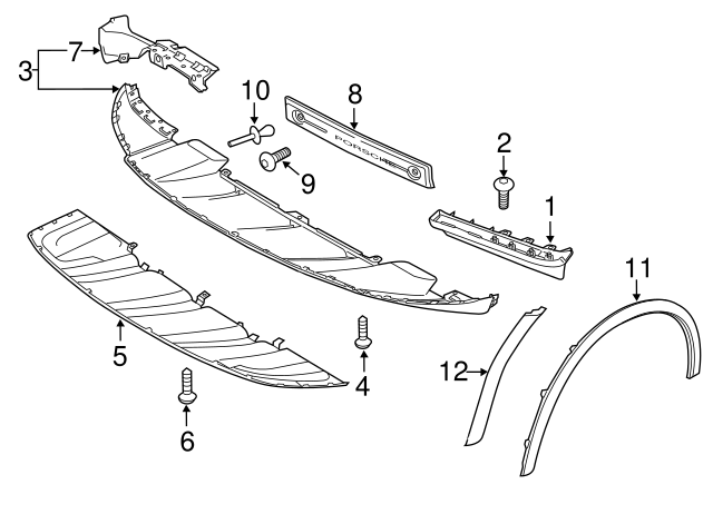 2011-2014 Porsche Cayenne Inner Duct 958-505-795-00 | Gaudin Porsche Parts
