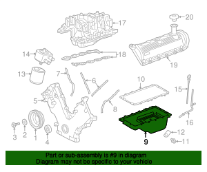 1997-2016 Ford Oil Pan F7UZ-6675-AC | TascaParts.com