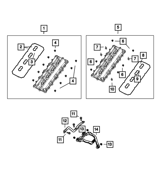 MOPAR CYLINDER HEAD COVER - 68360667AB - 68360667AB | Mopar Online Parts