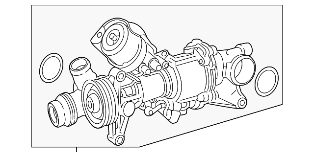 274-200-09-00-80 - Water Pump 2015-2023 Mercedes-Benz | Mercedes-Benz ...