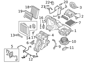 5WA-819-031 - Heater Core 2019-2024 Volkswagen | Volkswagen Parts Catalog