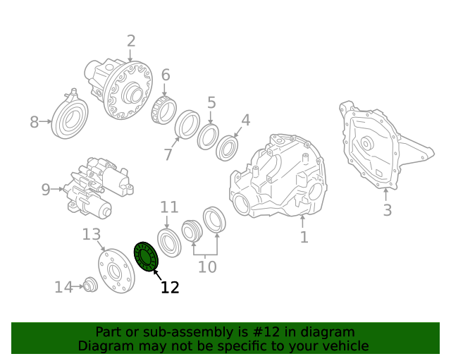 2003-2019 Ford Differential Drive Pinion Oil Deflector F3TZ-4859-B ...